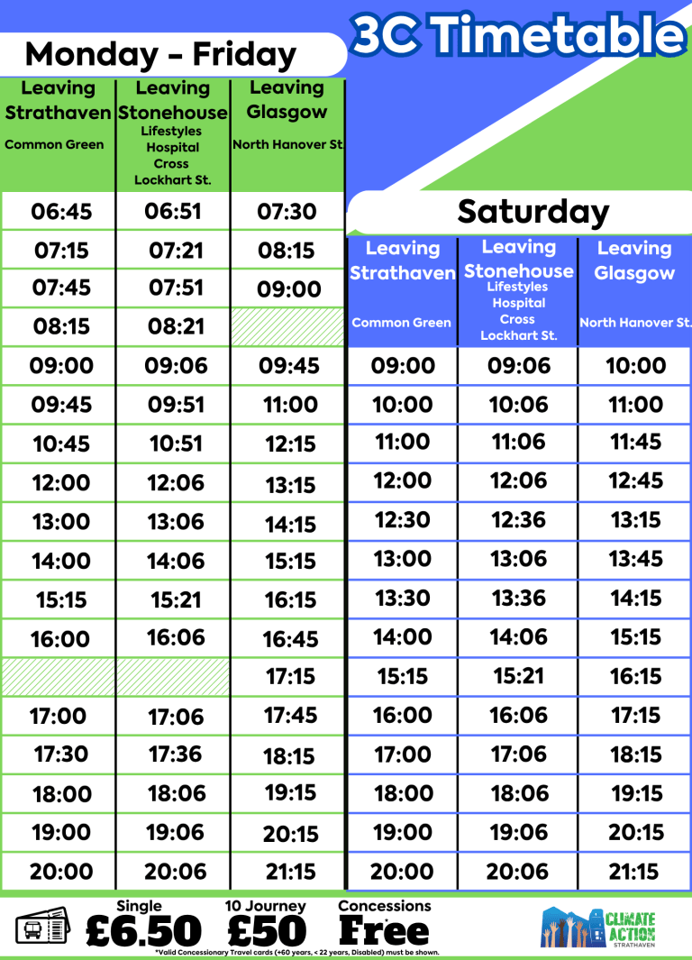 Our 3C Bus Service